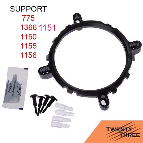 Jual Bracket Intel Lga Cpu Heatsink Base Holder 4 In 1 Hsf Processor Fan 775 1366 1150 1151 1155