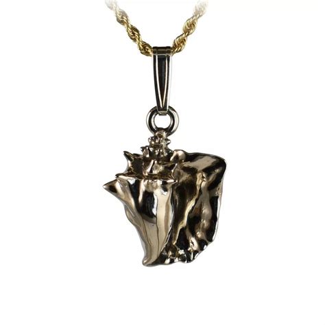 Queen Conch Shell Pendant Small Sea Shur Jewelry