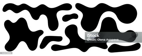 Irregular Blob Set Of Abstract Organic Shapes Abstract Irregular Random