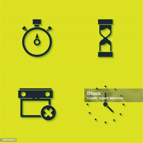 스톱워치 시계 캘린더 날짜 삭제 및 오래된 모래시계 아이콘을 설정합니다 벡터 0명에 대한 스톡 벡터 아트 및 기타 이미지 0명 2 위 상 종류 검은색 Istock