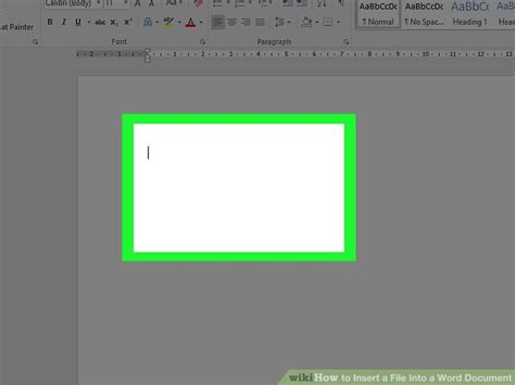 How To Insert A File Into A Word Document 7 Steps With Pictures