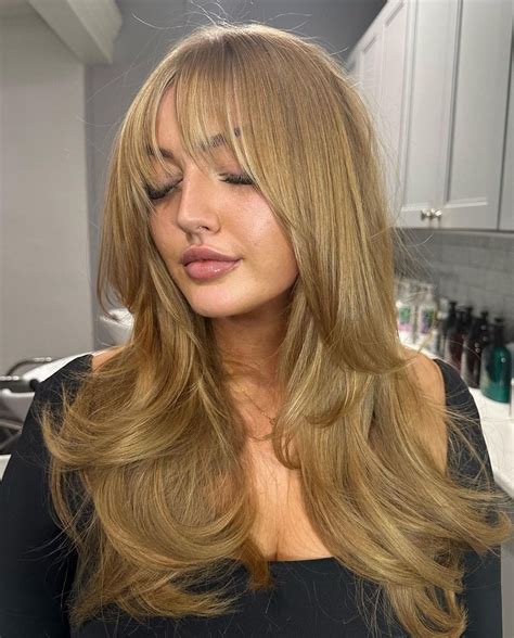 Long Straight Layered Haircuts