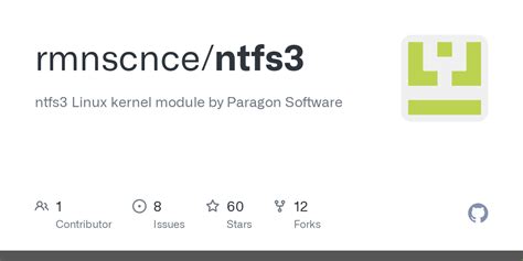 Github Rmnscncentfs3 Ntfs3 Linux Kernel Module By Paragon Software