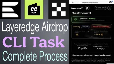Layeredge Airdrop Cli Task Complete Process In Telugu Youtube