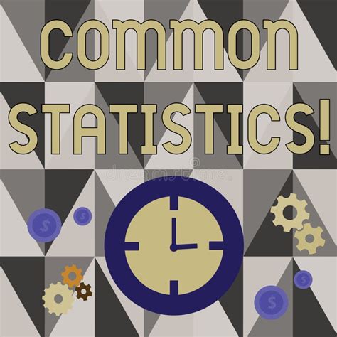 Handwriting Text Writing Common Statistics Concept Meaning Used To