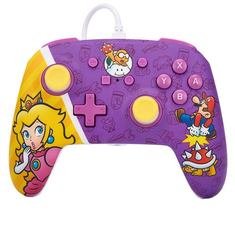 Powera Enhanced Wired Controller Nintendo Switch Princess Peach