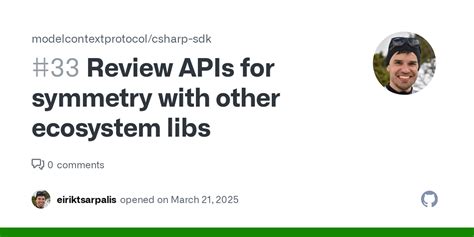 Review Apis For Symmetry With Other Ecosystem Libs · Issue 33