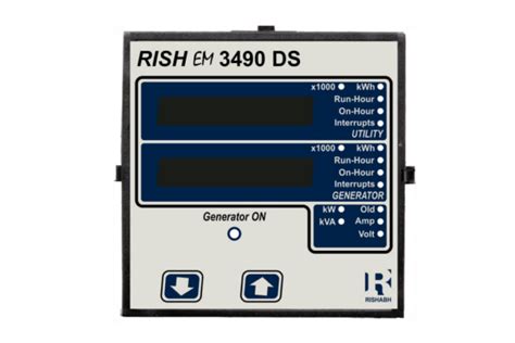 Đồng Hồ điện Tử đo đa Chức Năng Rishabh Rish Em 3490 Ds