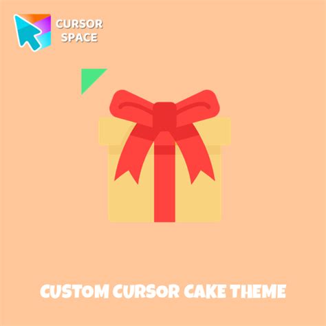 Cursor Custom Cursor Cake Theme Pack Cursor Space