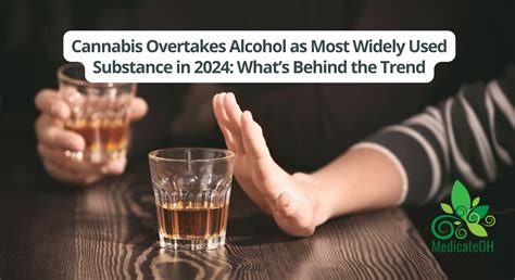 cannabis overtakes alcohol as most widely used substance in 2024 what s behind the trend