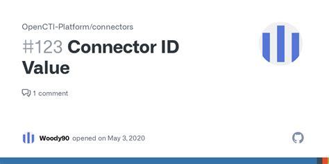connector id value · issue 123 · opencti platform connectors · github