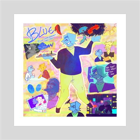 Blue Addison Deltarune Print An Art Print By Skreebat Catarina Tx