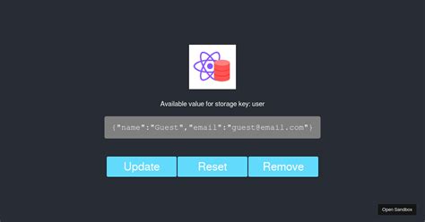 React Local Storage App Js Codesandbox