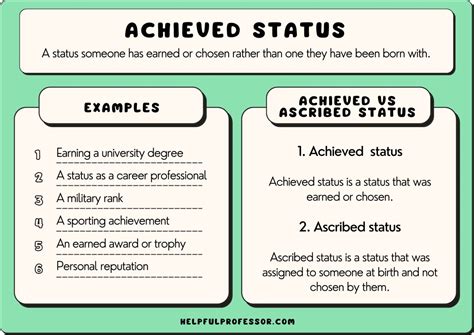 23 Achieved Status Examples 2025