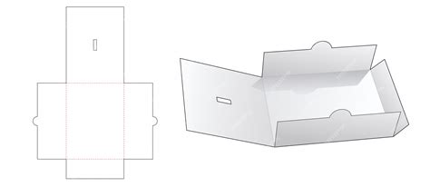 Premium Vector Folder Die Cut Template