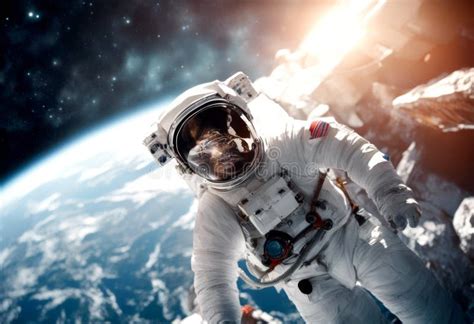 Astronauts Illustration Elements Idea Thinking Outer Astronaut Space Spacesuits Full Station