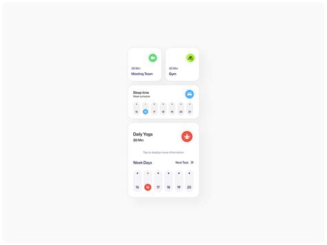 Ios Widgets By Alex Nikk For Echo On Dribbble
