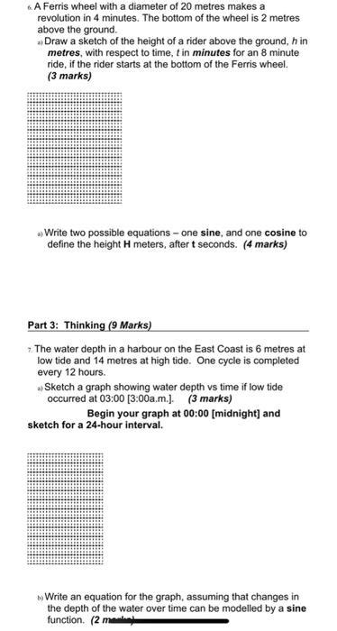 Solved Part 1 Knowledge And Understanding 12 Marks For Chegg Com