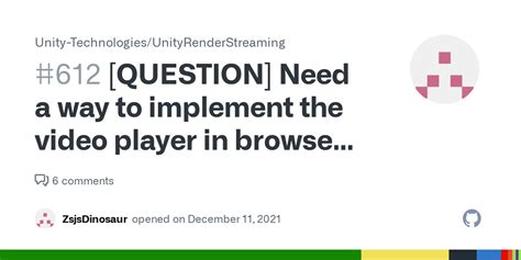 Question Need A Way To Implement The Video Player In Browser