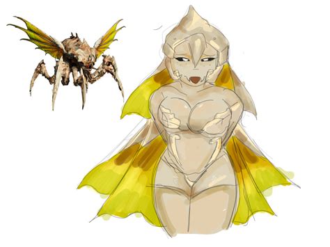 Rule 34 Boobs Breasts Bug Bugs Female Helldivers Helldivers 2 Hunter Helldivers Oc Terminid