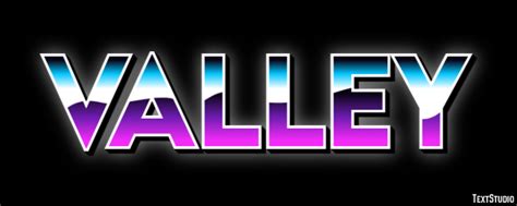 Valley Arcade Text Effect Generator