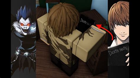 Death Note In Roblox Youtube