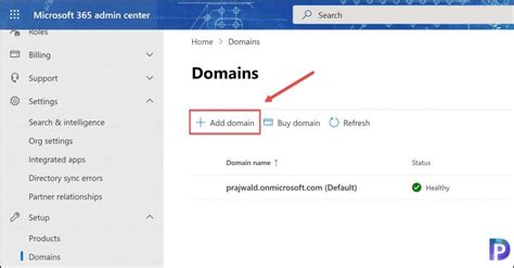 how to add new domain to microsoft 365