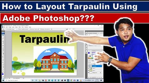 How To Layout Tarpaulin Using Adobe Photoshop Cs3 Teacher Kevin Ph Youtube