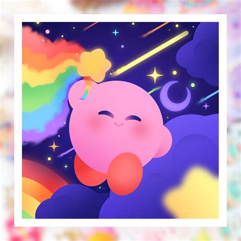 Pride Kirby Print · Kirby Print · Mini Print Etsy