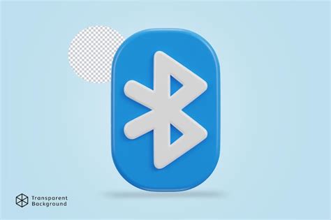 Premium Psd 3d Bluetooth Icon Vector Illustration