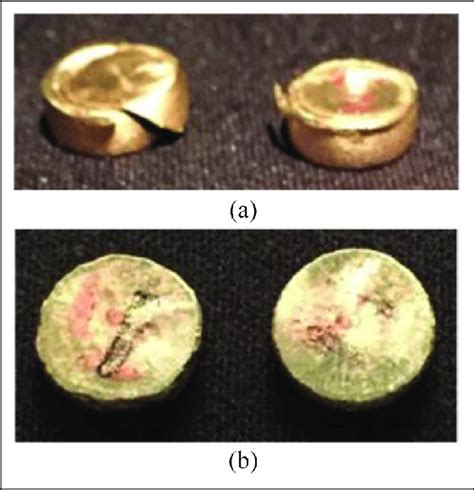 Examples Of Compression Specimens After Testing A R And L Alloys And Download Scientific