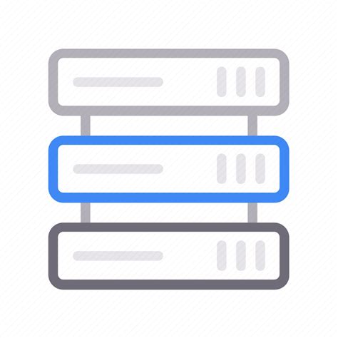 Database Datacenter Mainframe Server Storage Icon Download On