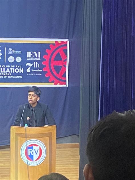 Im Proud To Announce That I Have Been Installed As The Secratary Of Rotaract Club Of Rv