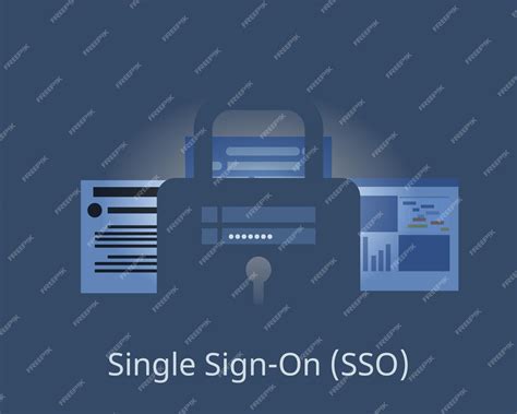 Premium Vector Single Sign On Sso To Login With Same Username And Password Vector
