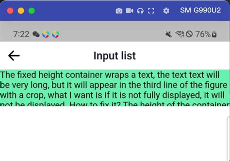 Flutter Text Will Be Cropped In Flutter Stack Overflow