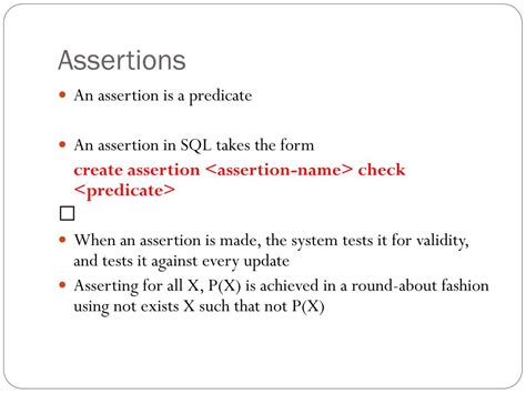Ppt Chapter 4 Advanced Sql 1 Powerpoint Presentation Free Ppt Chapter 4 Advanced Sql 1 Powerpoint Presentation Free