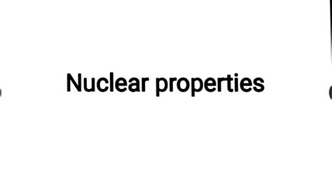 Nulcear Properties NMR Stable Nuclei Nuclear And Particle Physics Studocu