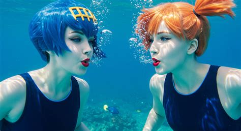Pokemon Lana And Misty Underwater By Chrisgraduate28 On Deviantart
