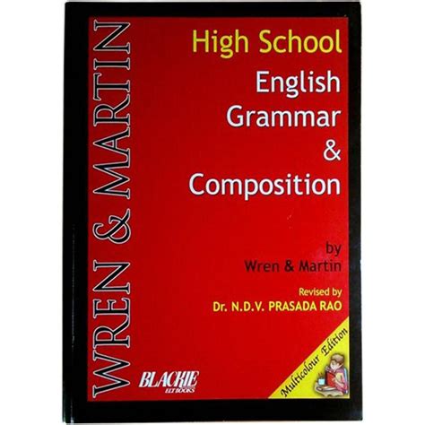 high school english grammar and composition by wren and martin book bd