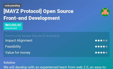 Mayz Protocol Open Source Front End Development Lido Nation English