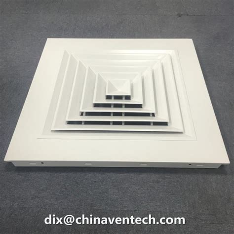 Hvac Lay In Ceiling Drop Air Vent Replacement Square Ceiling Air Louver Diffuser
