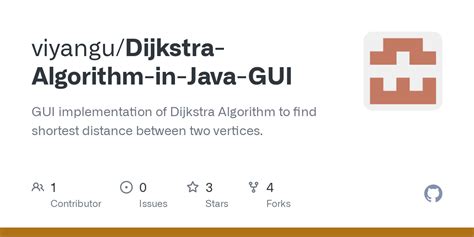 Dijkstra Algorithm In Java Guiframejava At Master · Viyangudijkstra