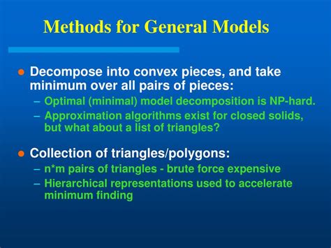Ppt Proximity Queries Using Spatial Partitioning And Bounding Volume