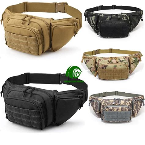 Kango Camping Outdoor Hiking Tactical Waist Bag For Men Trendy Chest Bag Camouflage Fanny Pack