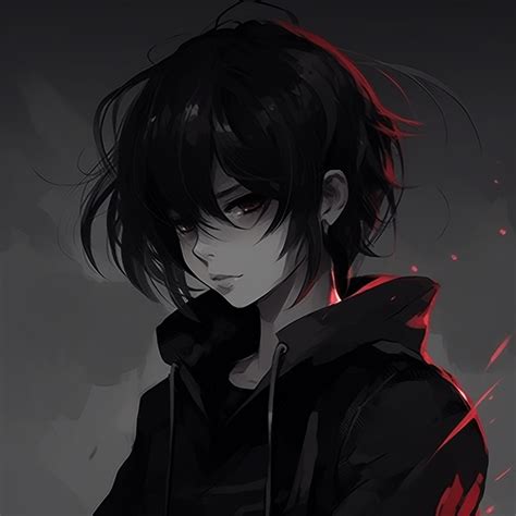 Noir Anime Girl Portrait Dark Aesthetic Anime Pfp Collection Pfp