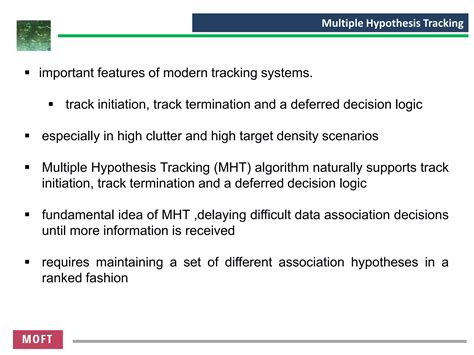 Mht Multi Hypothesis Tracking Part1 Pdf Physics Science