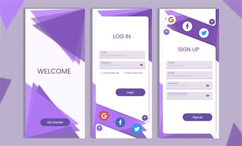 Design Mobile App Ui Ux Design Website Ui Design And Ui Ux By Bhavystudio Fiverr