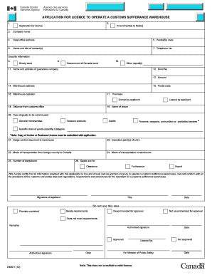 Fillable Online Cbsa Asfc Gc Form E B Cbsa Asfc Gc Fax Email Print PdfFiller