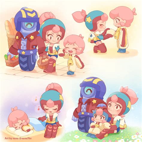 Pin On Brawl Stars Fan Art Bonnie Stars