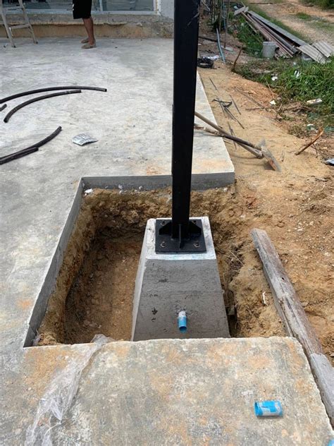 เสาไฟถนน 6 เมตร 9 เมตร แบบเหล็กกล่องสี่เหลี่ยม สีดำ สีเทา สีขาว แบบติด โคมคู่ โคมเดี่ยว สั่งผลิต